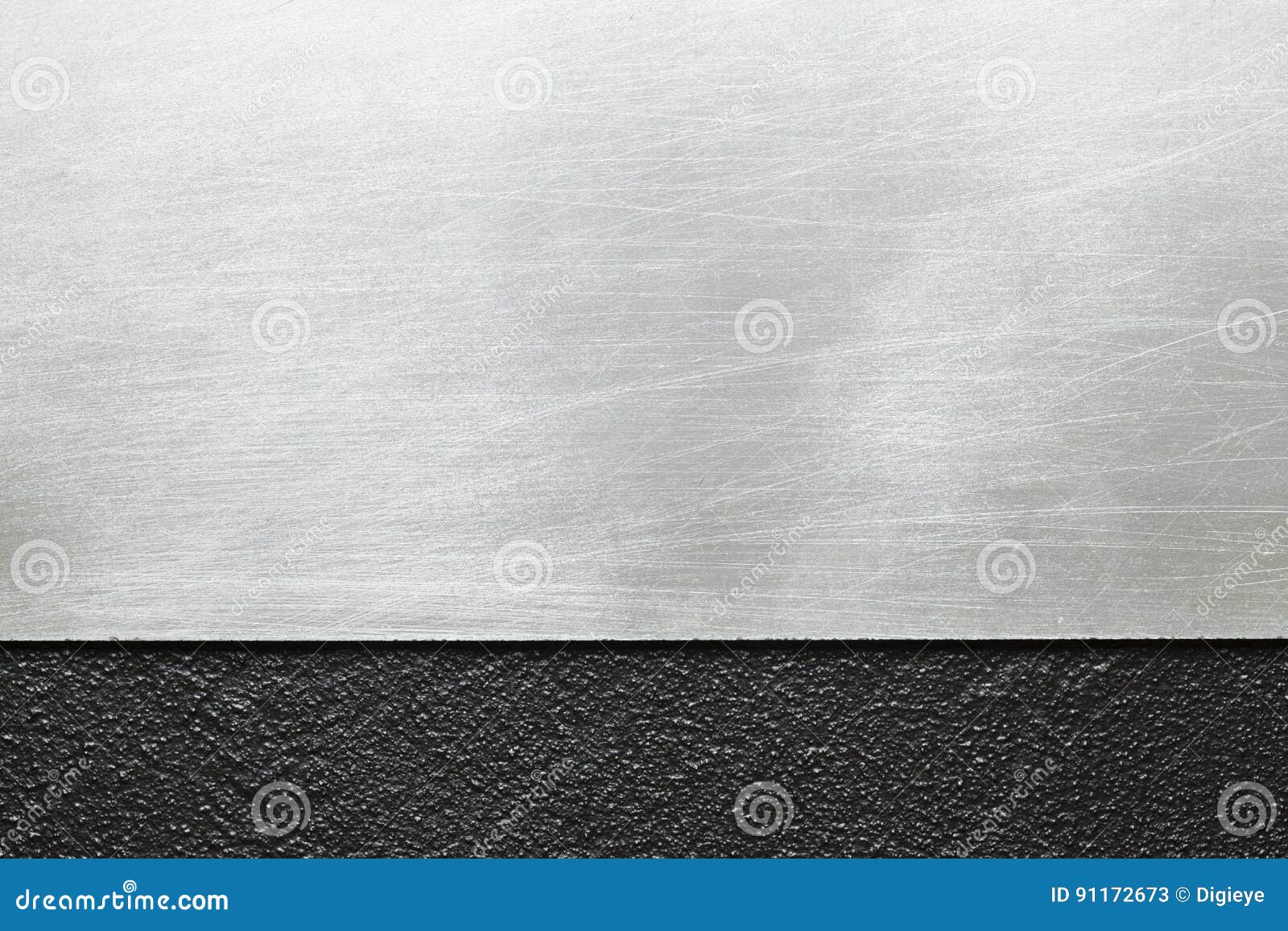 Two Layer Background - Metal and Plastered Wall Stock Image - Image of ...