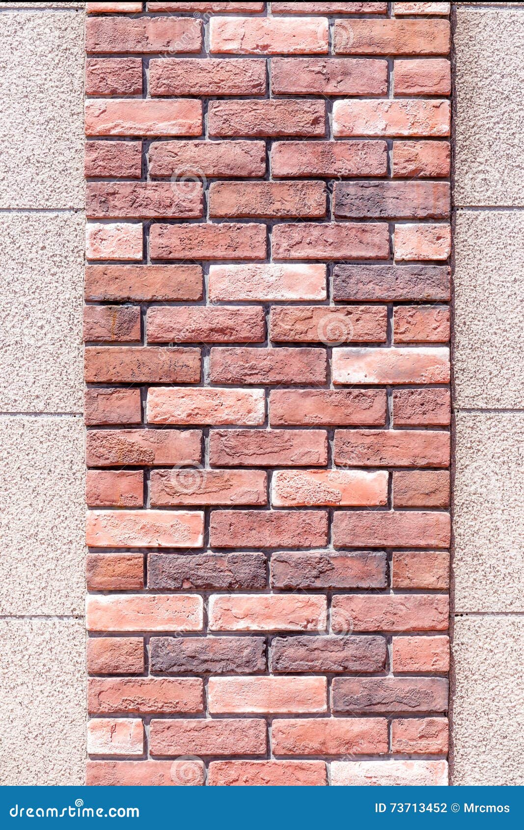 Two Layer of Small and Big Brick Wall Texture. Stock Photo - Image of ...