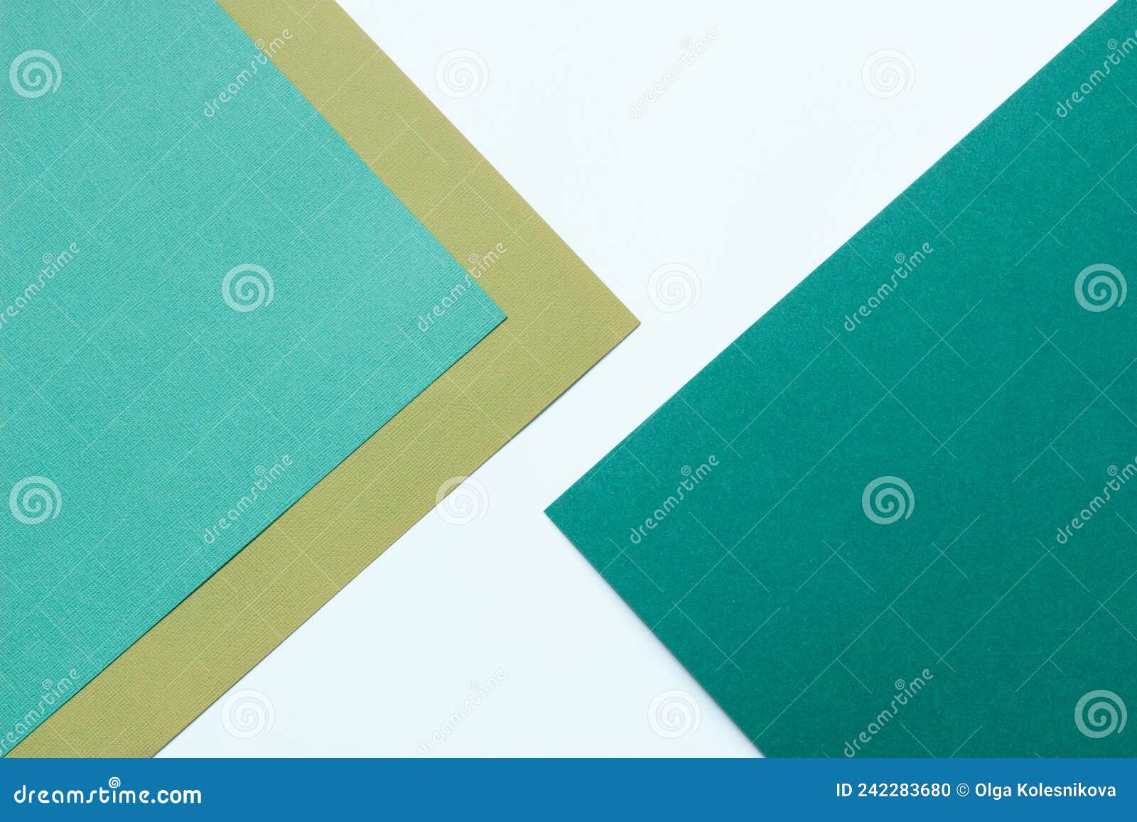 Two Layered Cardstock Background Geometric Design Top View Stock Photo ...
