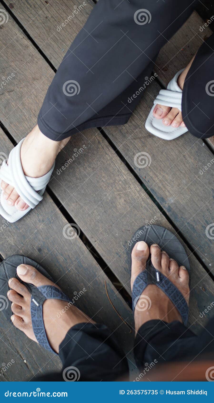 Lovers feet. stock image. Image of blue, spring, flooring - 263575735