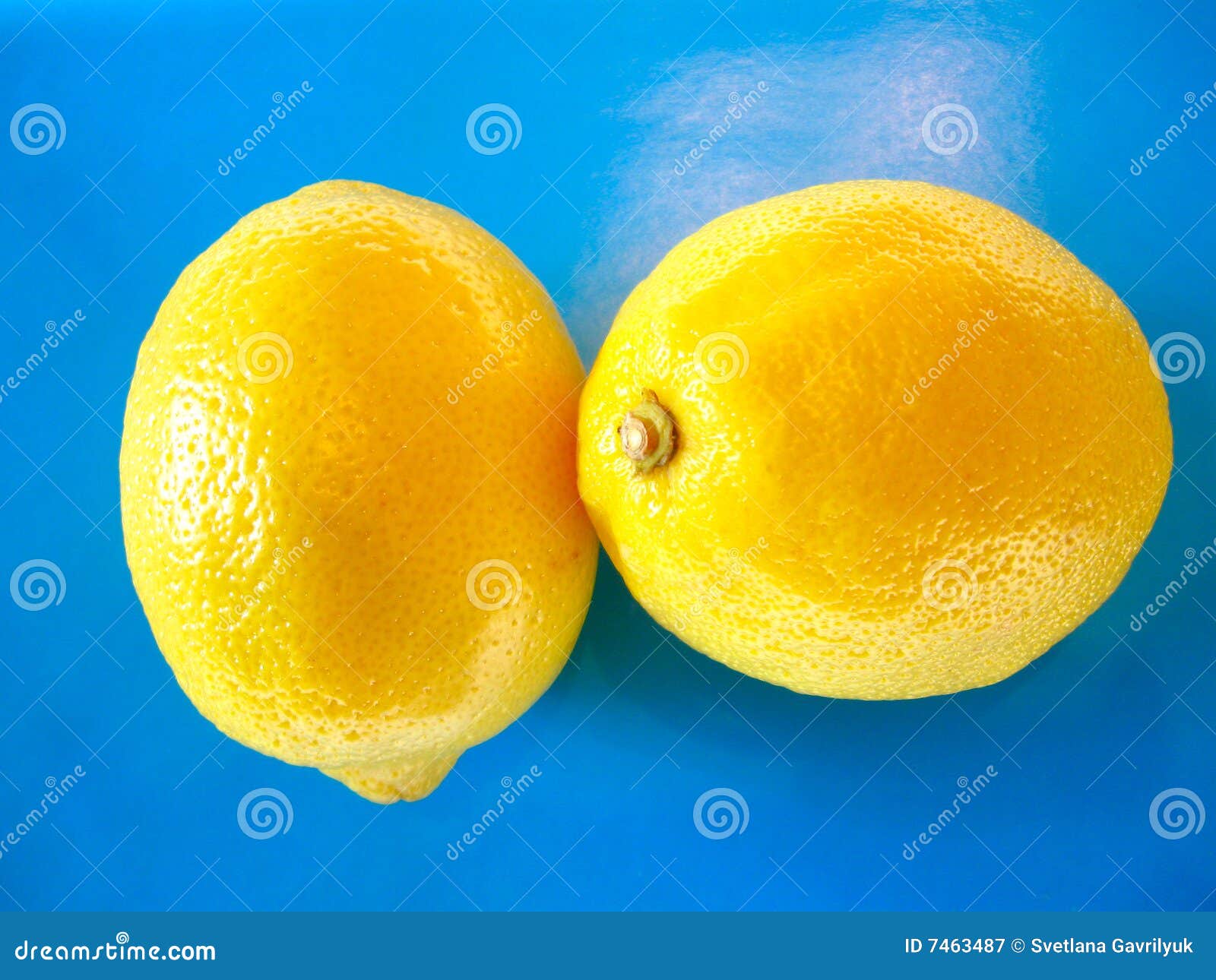 Two lemons stock image. Image of natural, organic, vitamins - 7463487