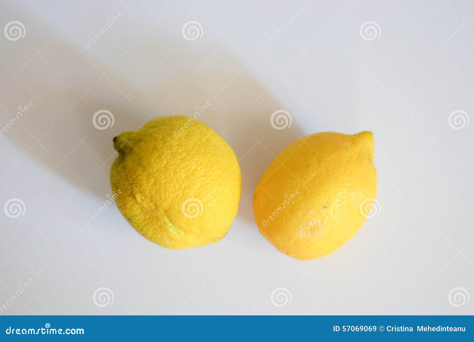 Two lemons stock image. Image of fruit, ingredients, yellow - 57069069