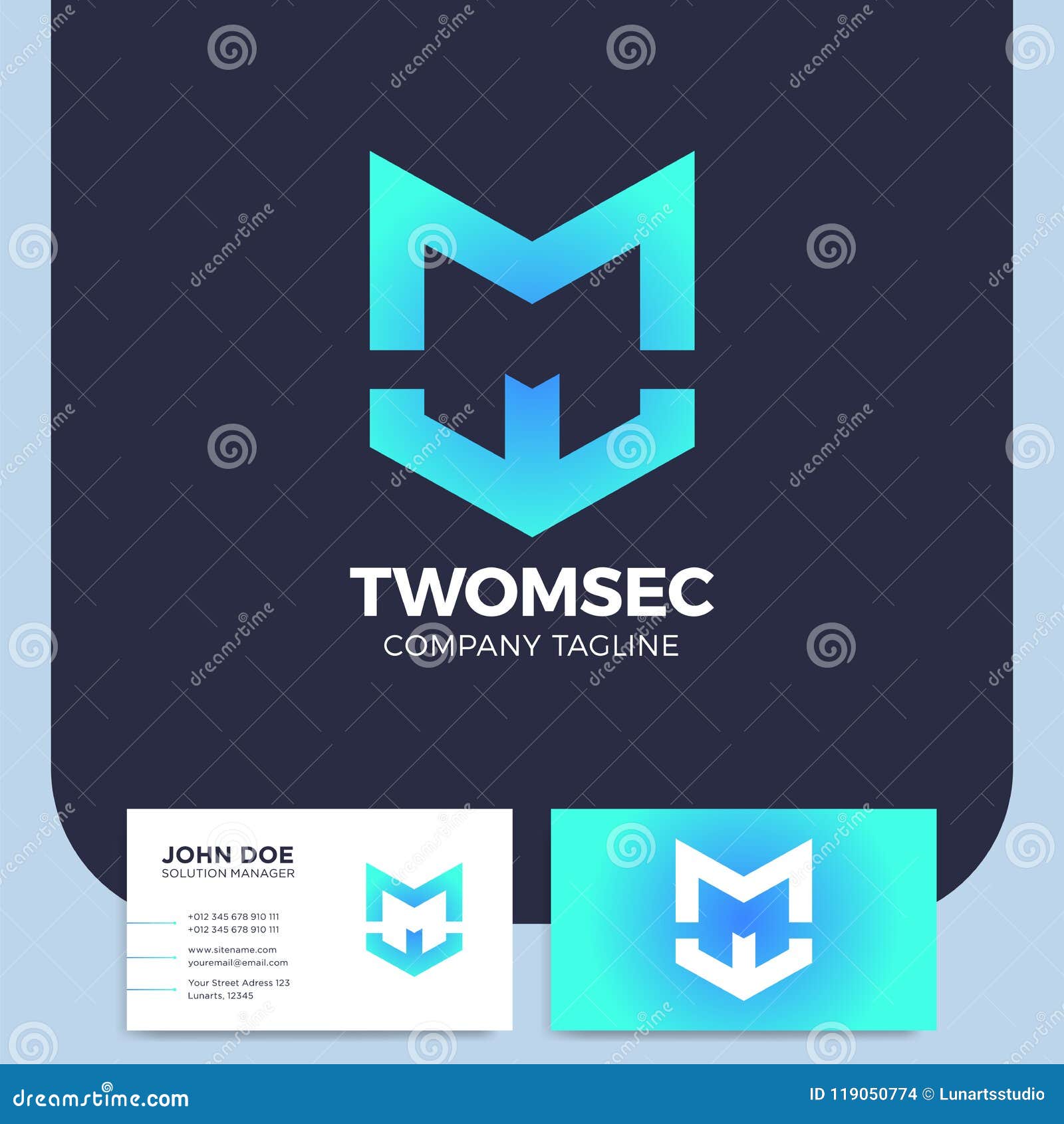 Two Letter M Shield Logo Icon Design Template Elements Editorial Stock ...