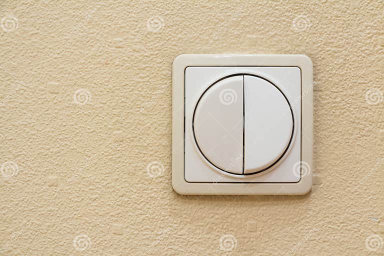 Two Levers Ivory Light Switch Stock Image - Image of energy, home: 86219863