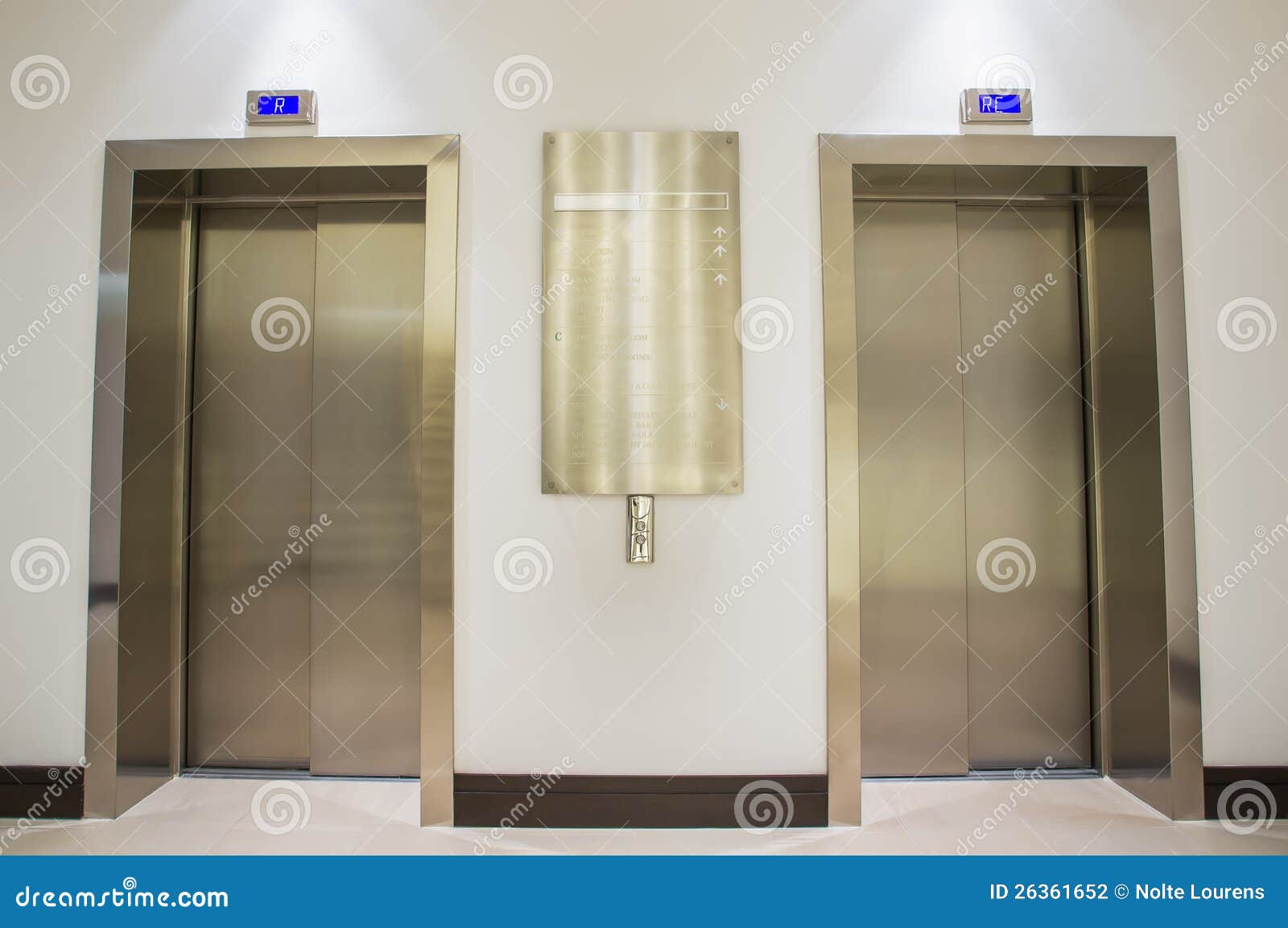 Two lifts stock photo. Image of indoors, doorway, doors - 26361652