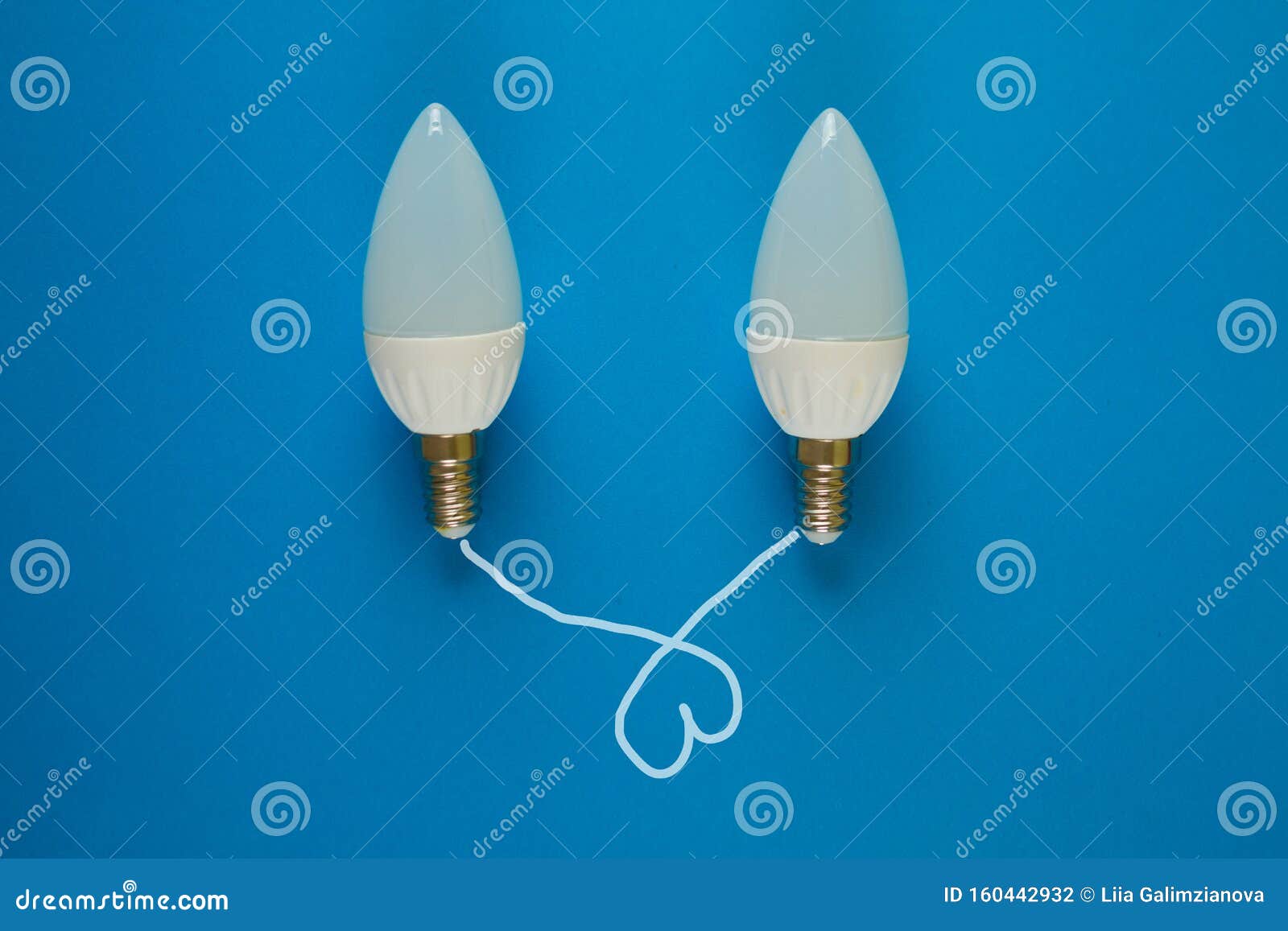 Two light bulb stock photo. Image of bulb, holiday, idea - 160442932