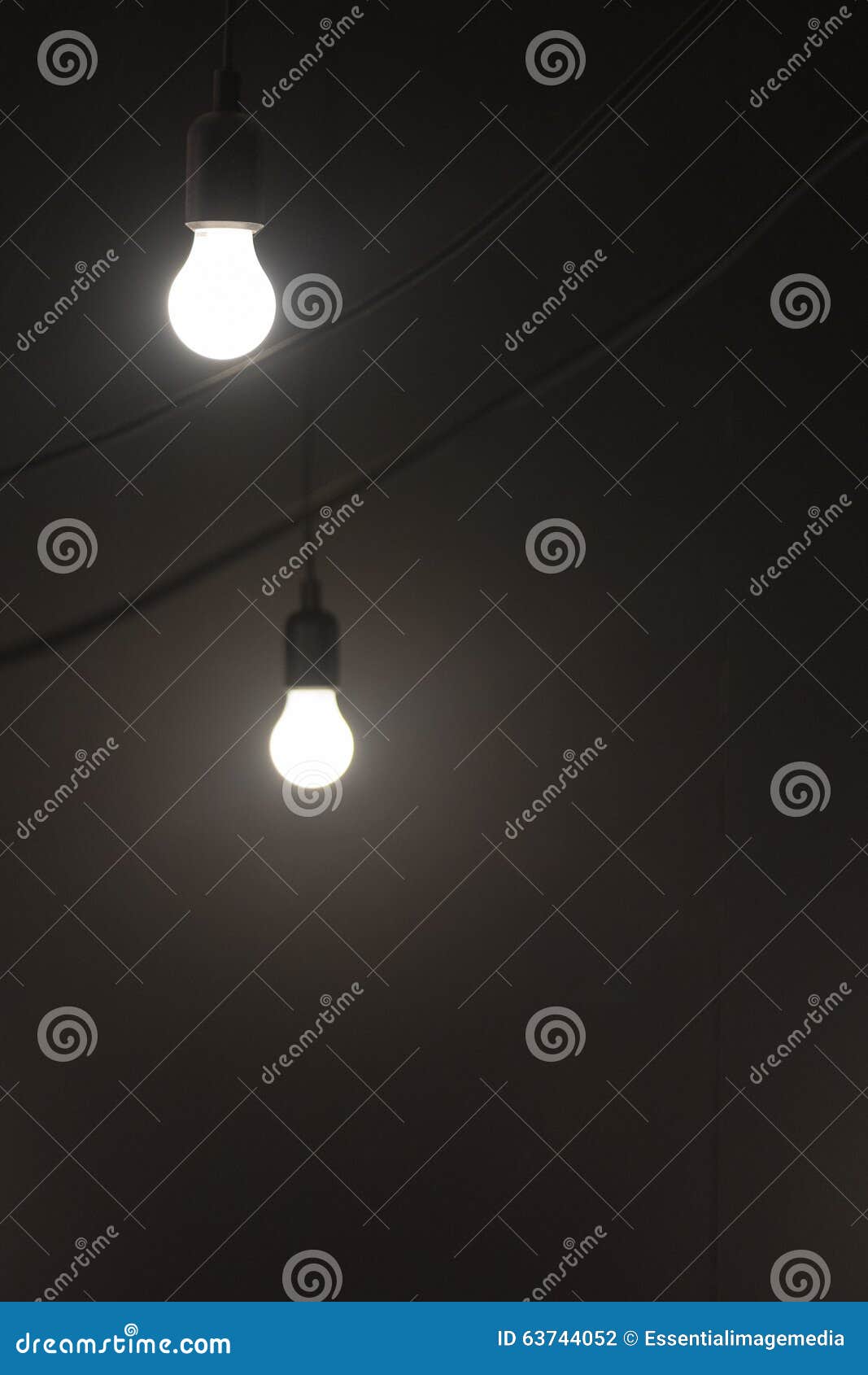 Two Light Bulbs stock photo. Image of energy, plain, background - 63744052