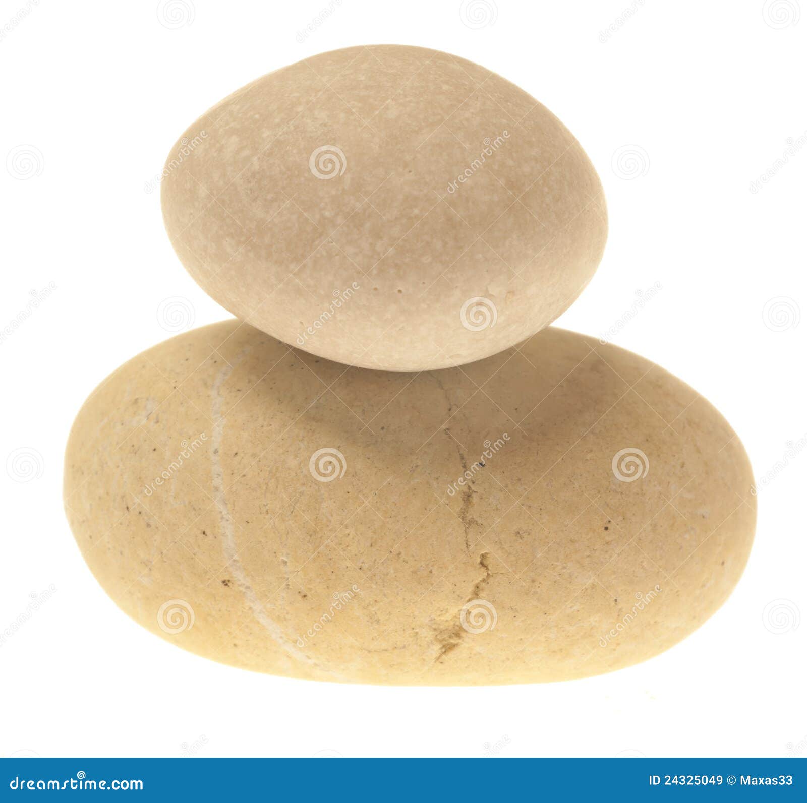 Two Light Stones Lie One on Another. Stock Image - Image of geological ...