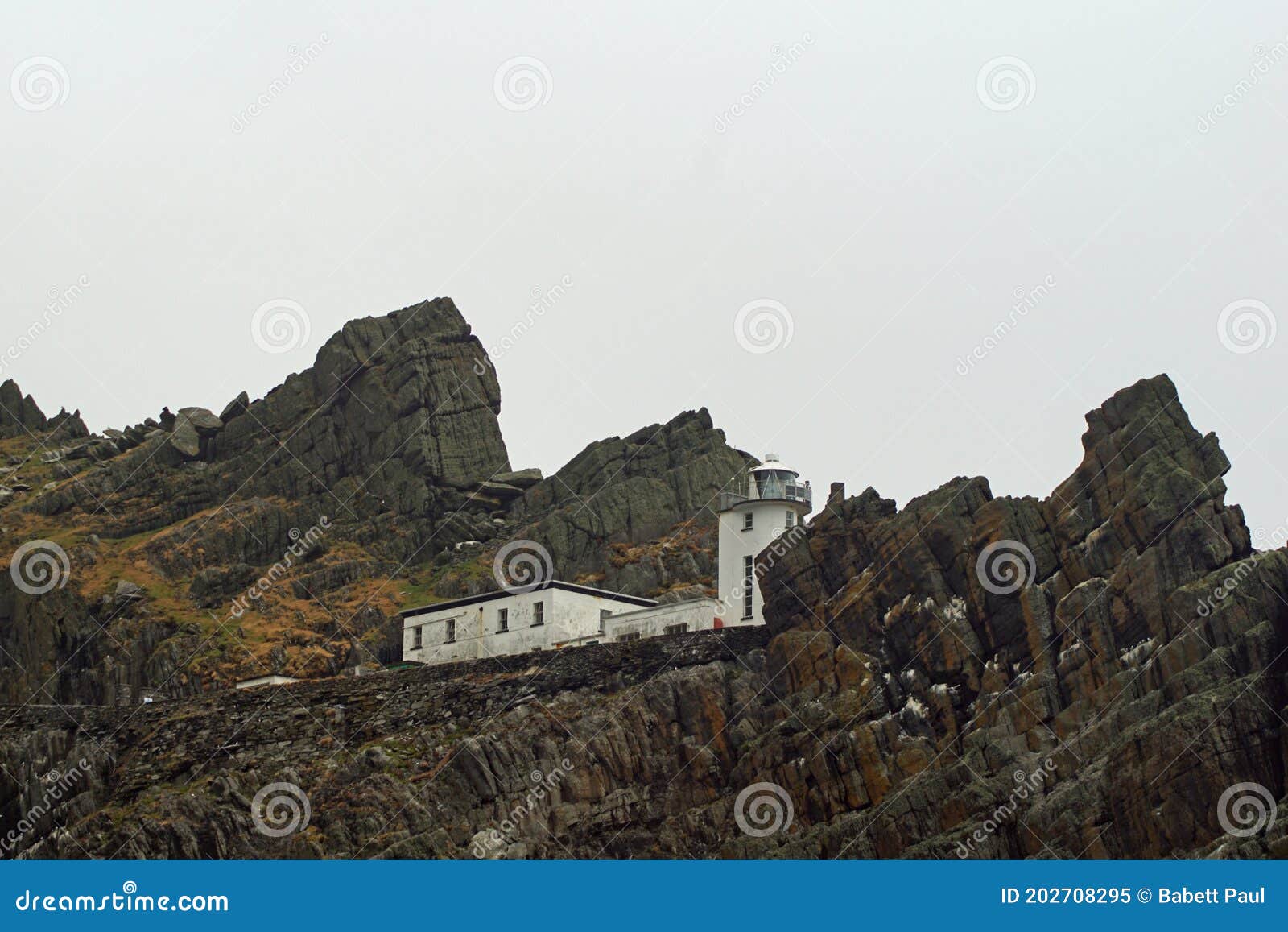 Skellig Michael Lighthouses Stock Image - Image of spray, crests: 202708295
