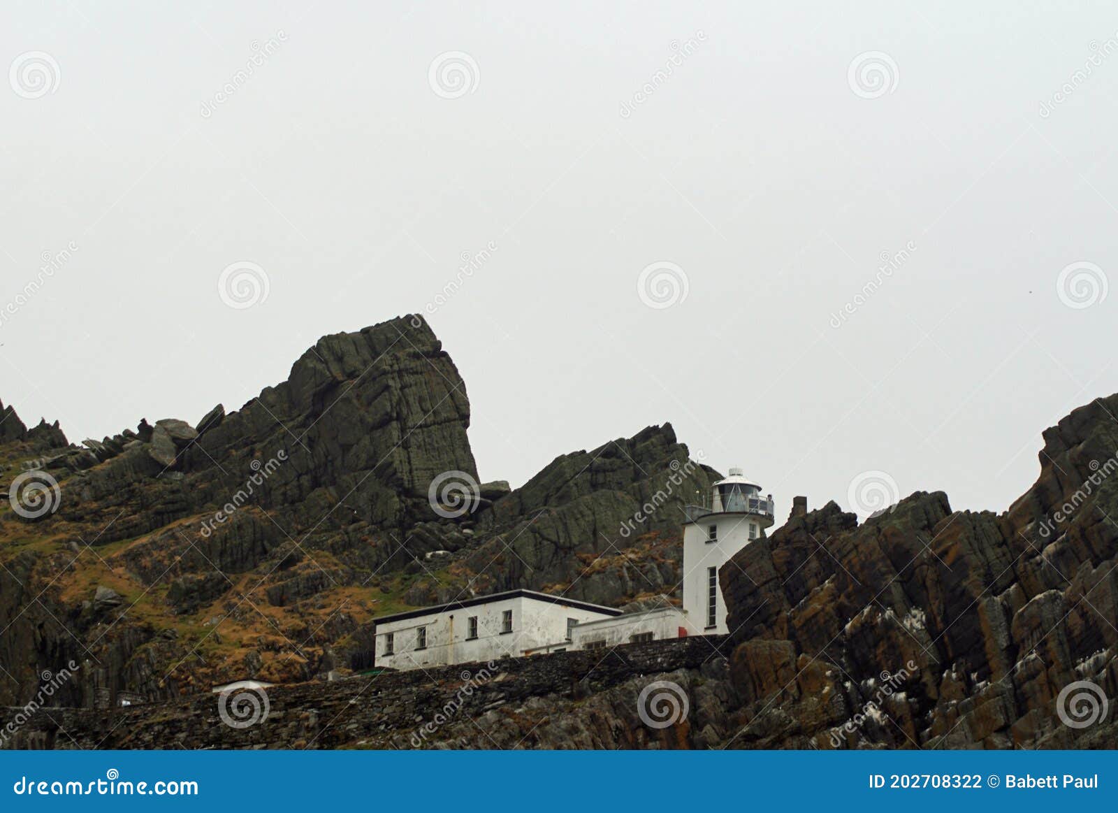 Skellig Michael Lighthouses Stock Photo - Image of light, skelligs ...