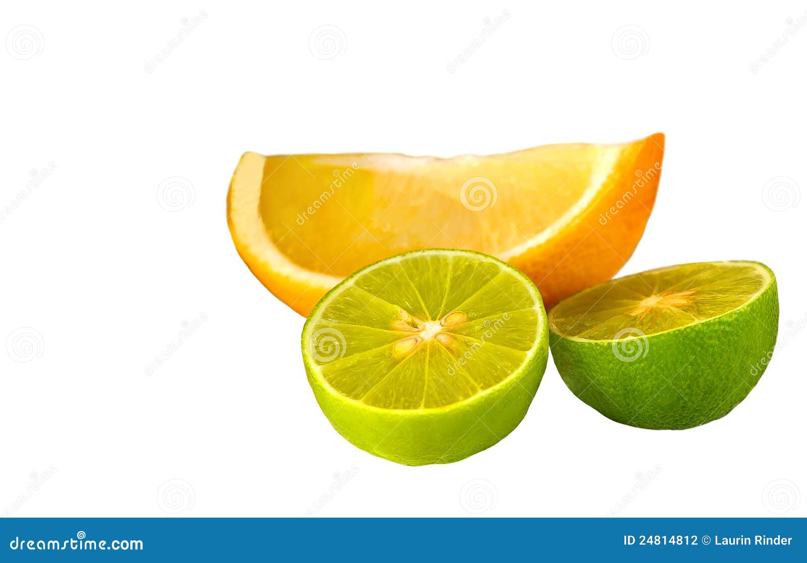 Two limes and a lemon stock photo. Image of closeup, fresh - 24814812