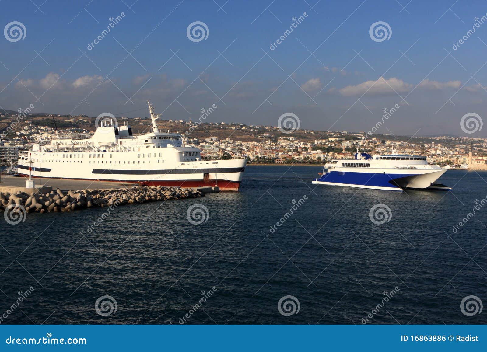 Two liners stock photo. Image of cruise, coastline, jetty - 16863886