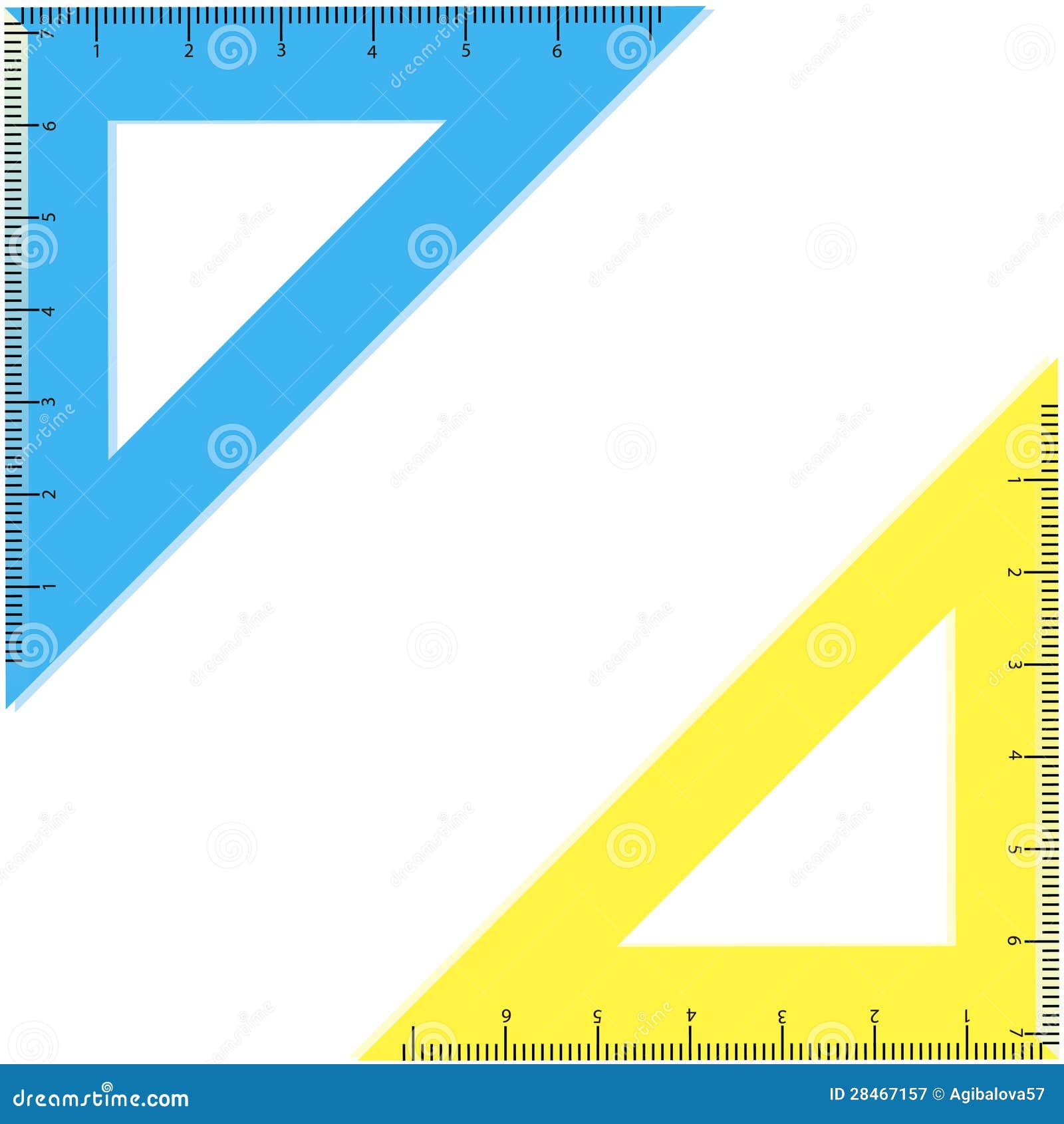 Two Lines in the Shape of a Triangle. Vector Illustration Stock Vector ...