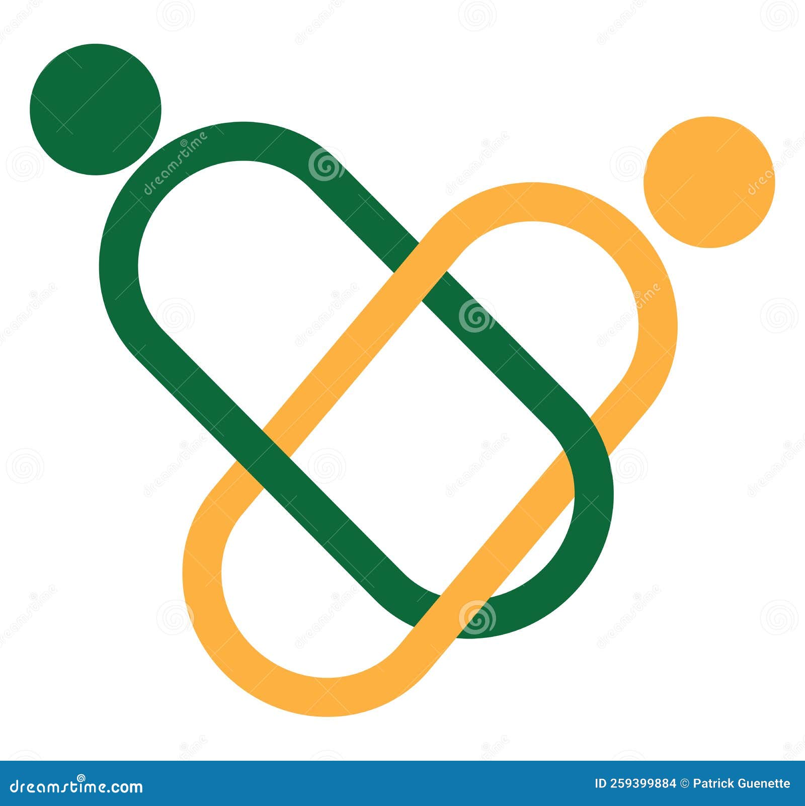 Two Links Together Logo, Icon Stock Vector - Illustration of wedding ...