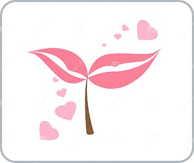 Two lips stock vector. Illustration of flower, artistic - 3566754