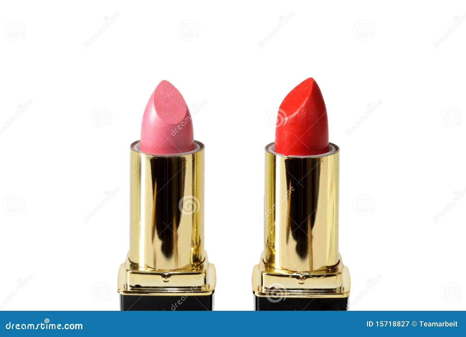 Two Lipsticks stock image. Image of reflection, feminine - 15718827