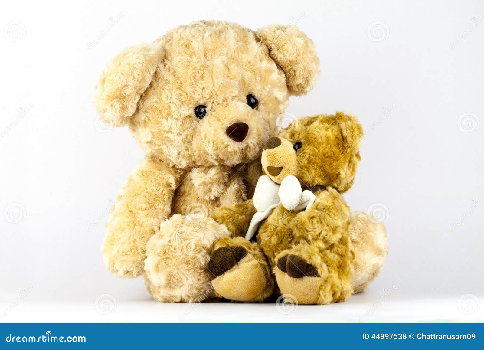 Two little bears stock photo. Image of holiday, brown - 44997538