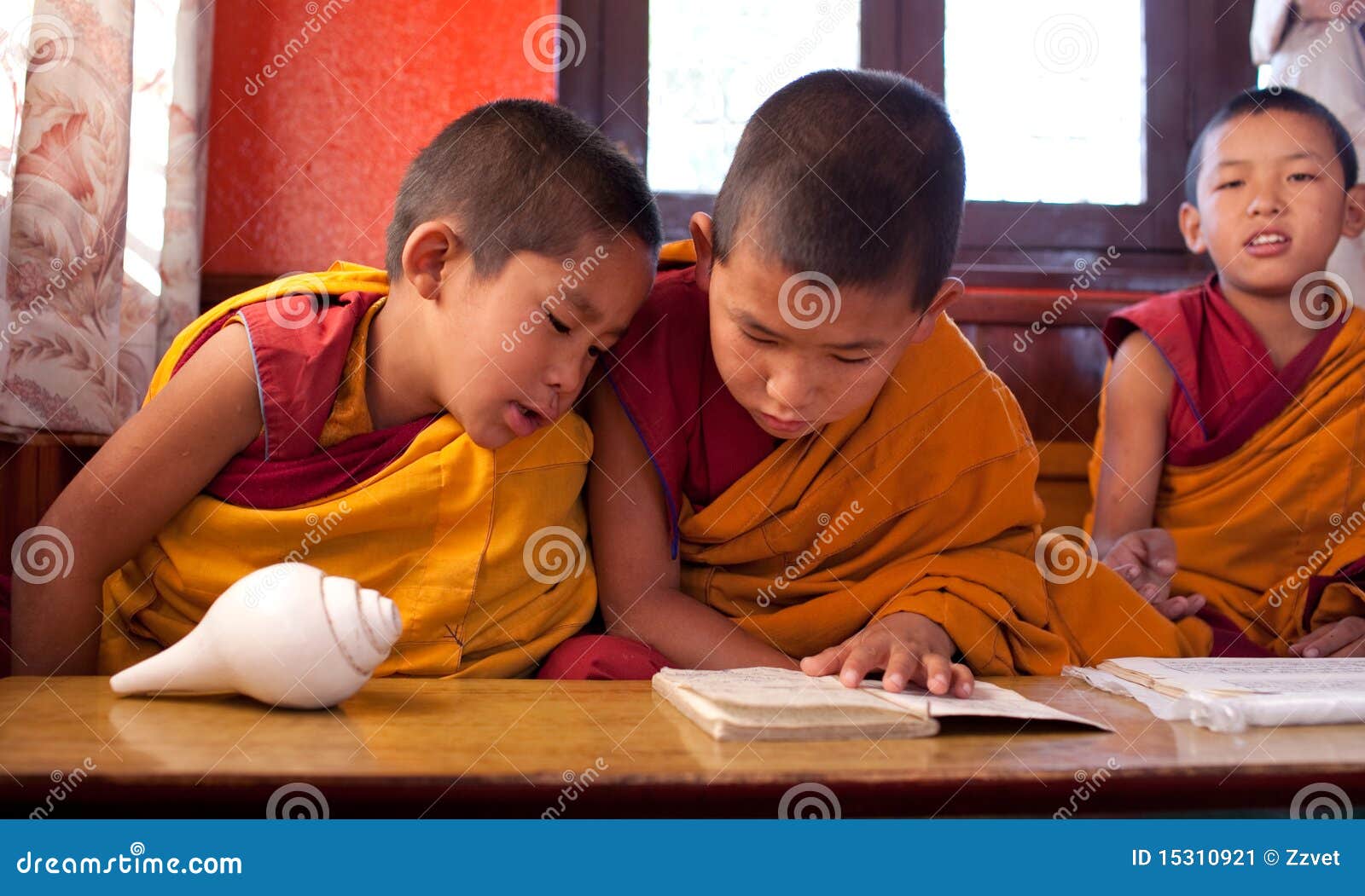 Two little buddhist monks editorial photo. Image of monk - 15310921