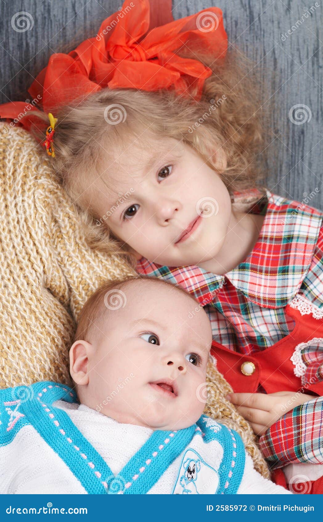 Two little children stock photo. Image of child, white - 2585972