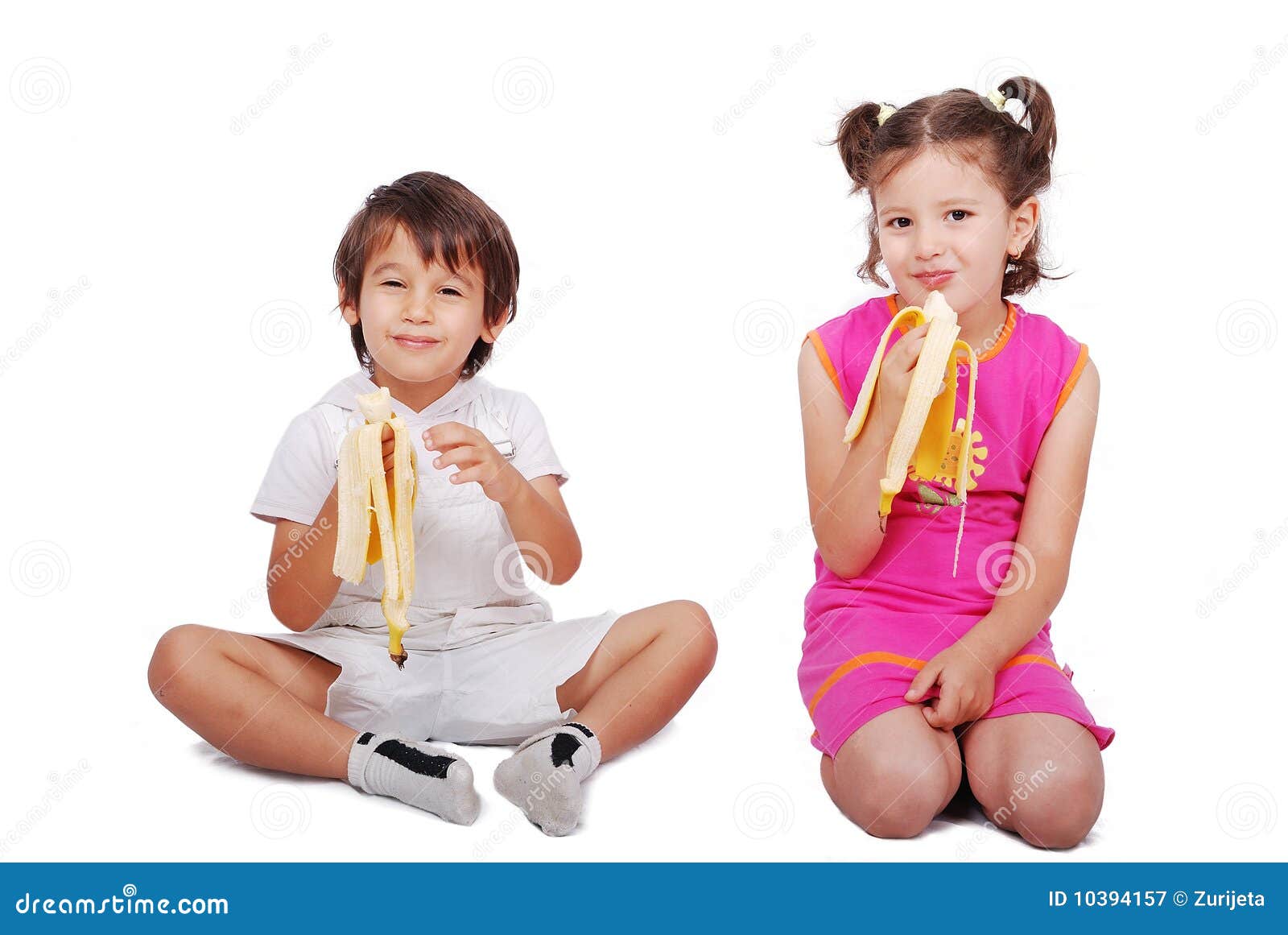 Two little children siting stock image. Image of love - 10394157
