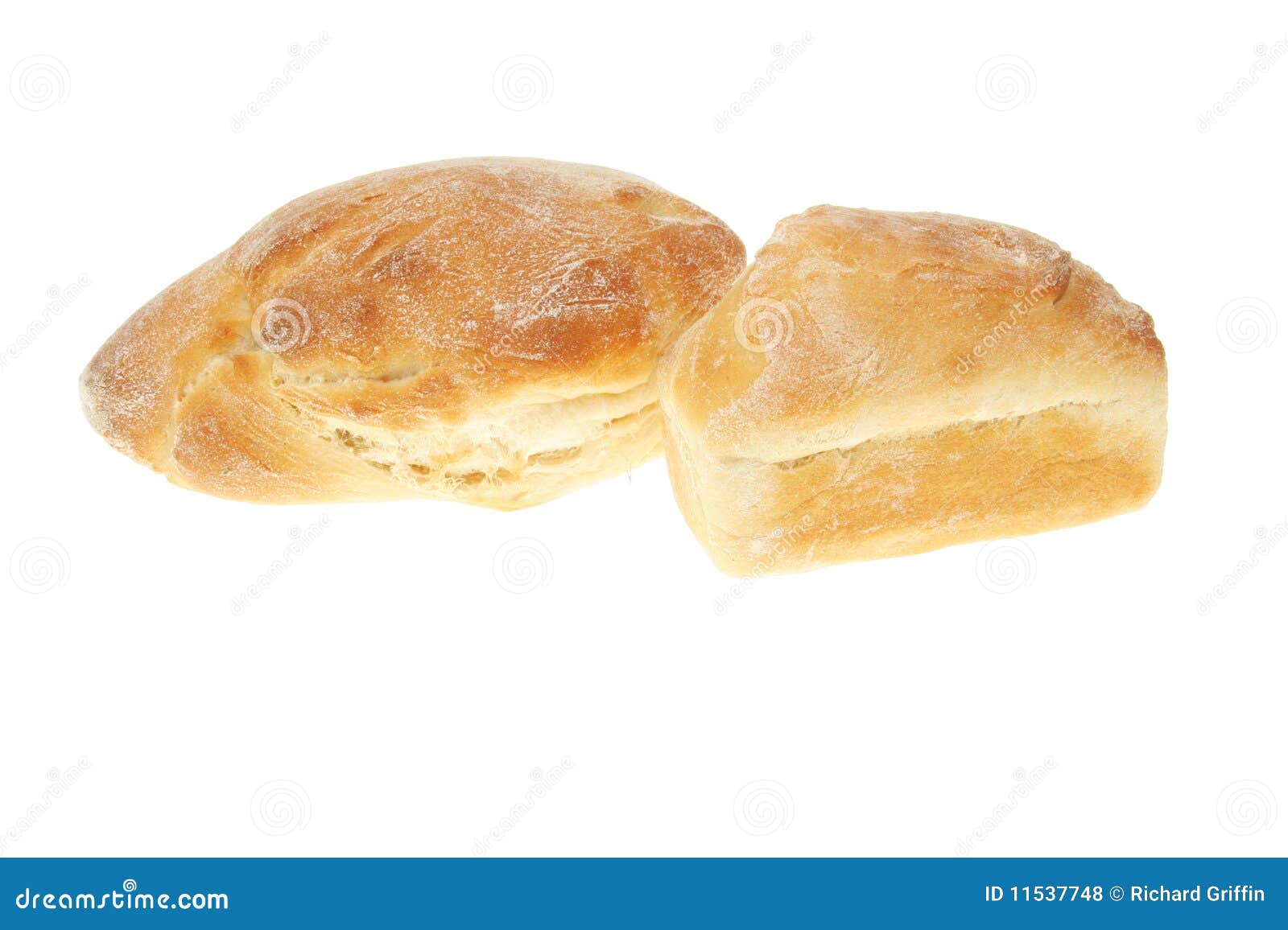 Two loaves stock photo. Image of baked, staple, isolated - 11537748
