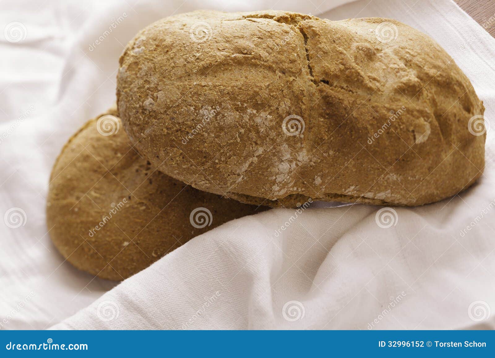 Two loaves of bread stock photo. Image of dough, loaf - 32996152