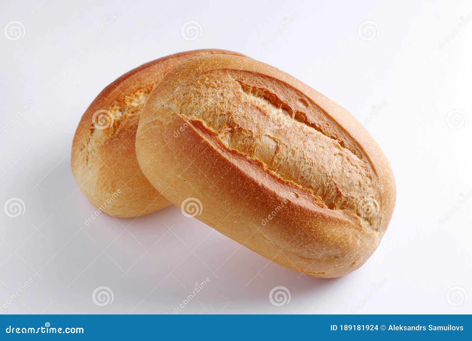 Two loaves of bread stock photo. Image of tasty, bread - 189181924