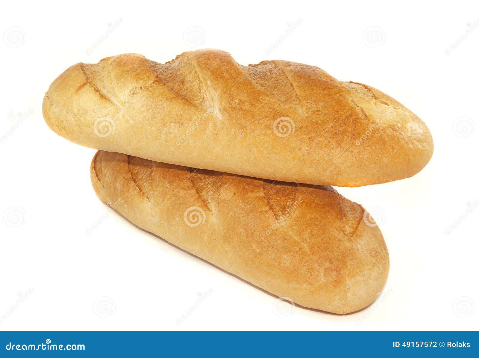 Two loaves of bread stock photo. Image of healthy, industry - 49157572