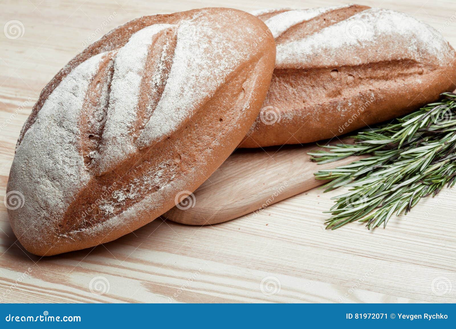 Two loaves of bread stock image. Image of background - 81972071