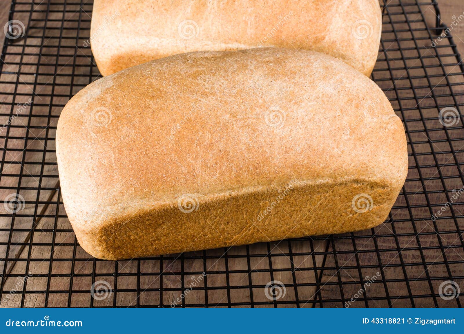 Two Loaves of Fresh Baked Bread Stock Image - Image of baked, crop ...