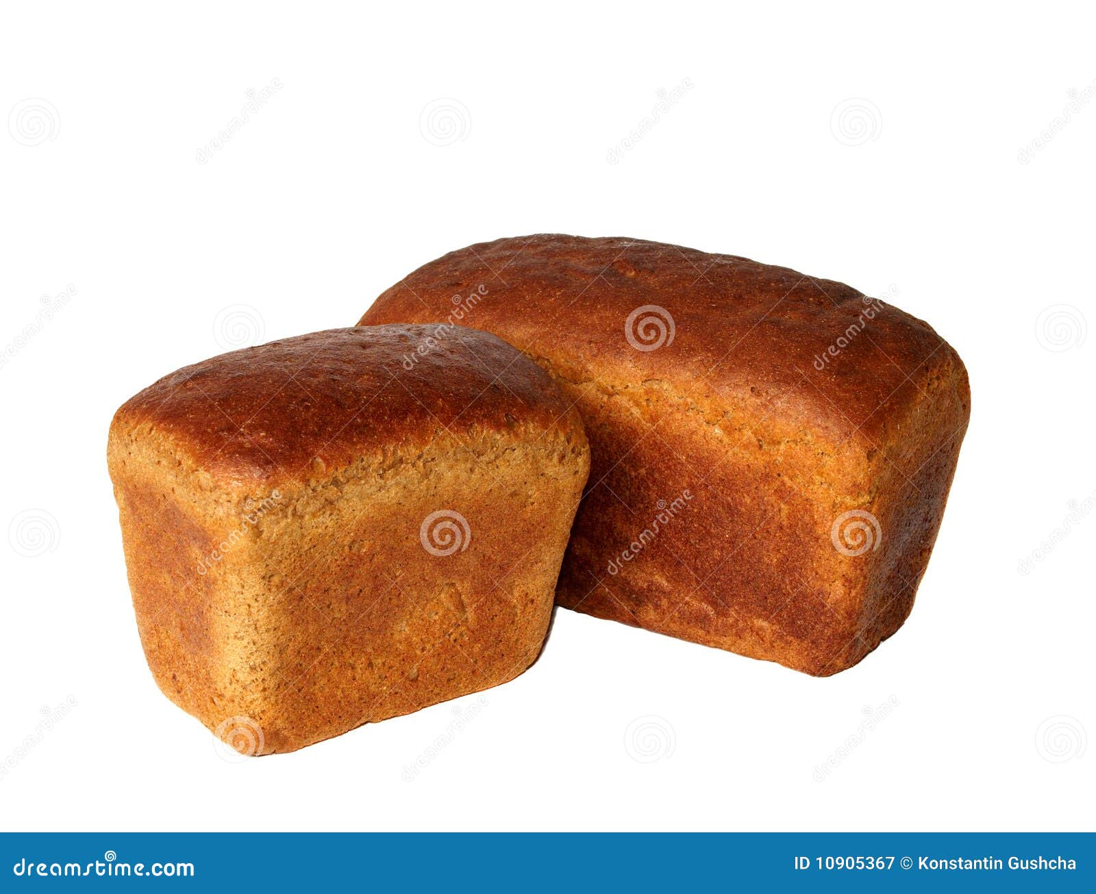 Two loaves of rye bread stock image. Image of background - 10905367