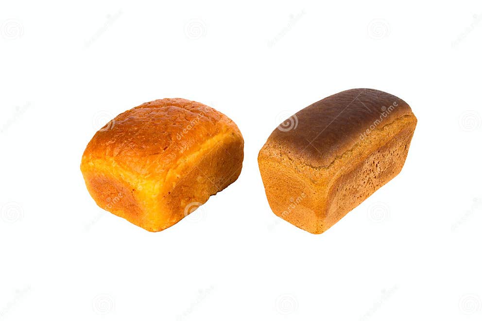 Two loaves white bread stock photo. Image of group, product - 53217528