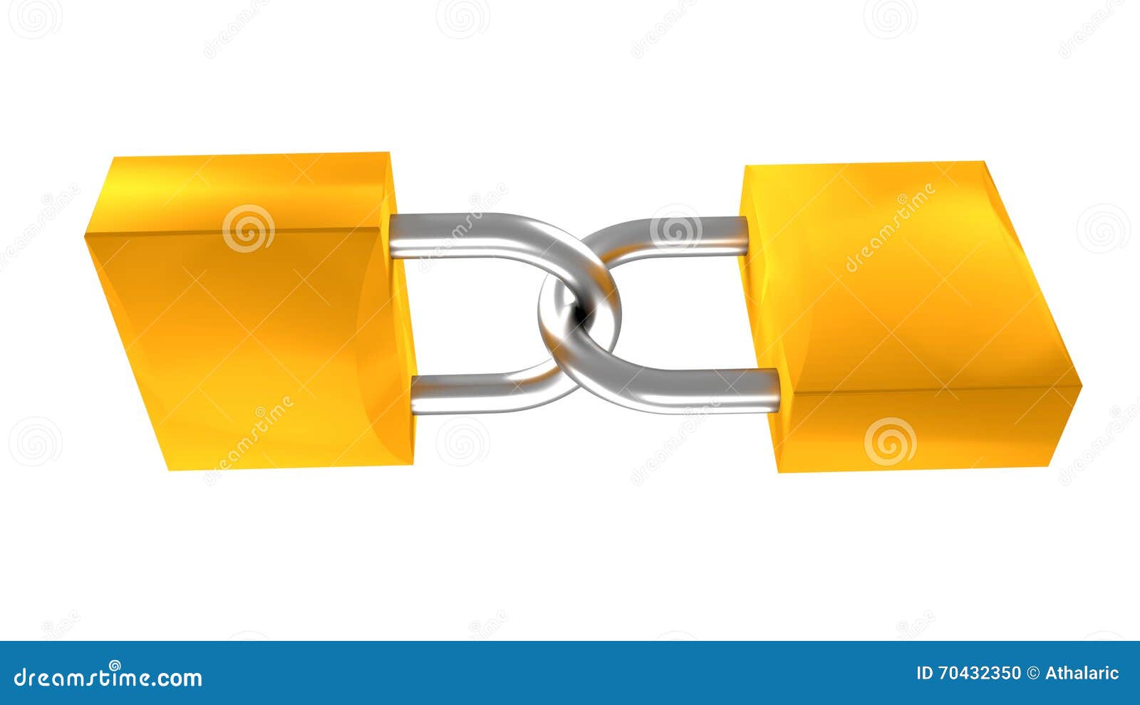 Two locks 3d illustration stock illustration. Illustration of safe ...