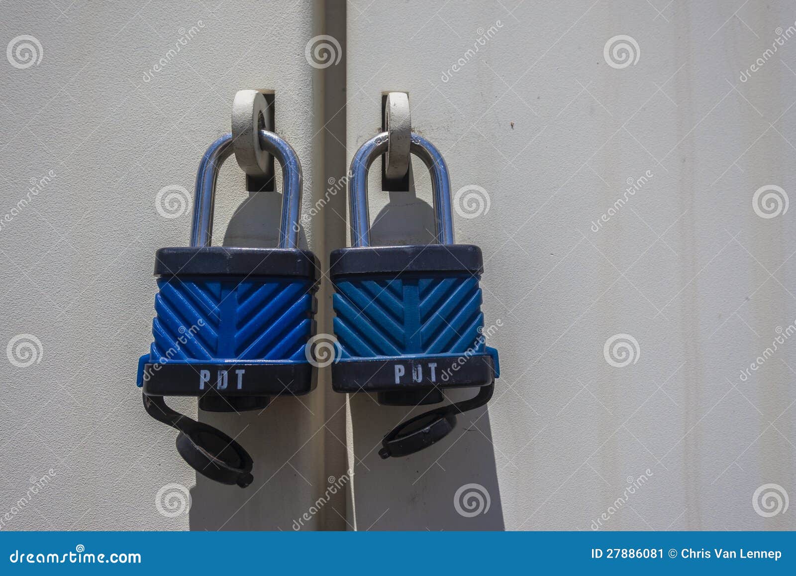 Two Locks Secure Doors stock image. Image of doors, color - 27886081