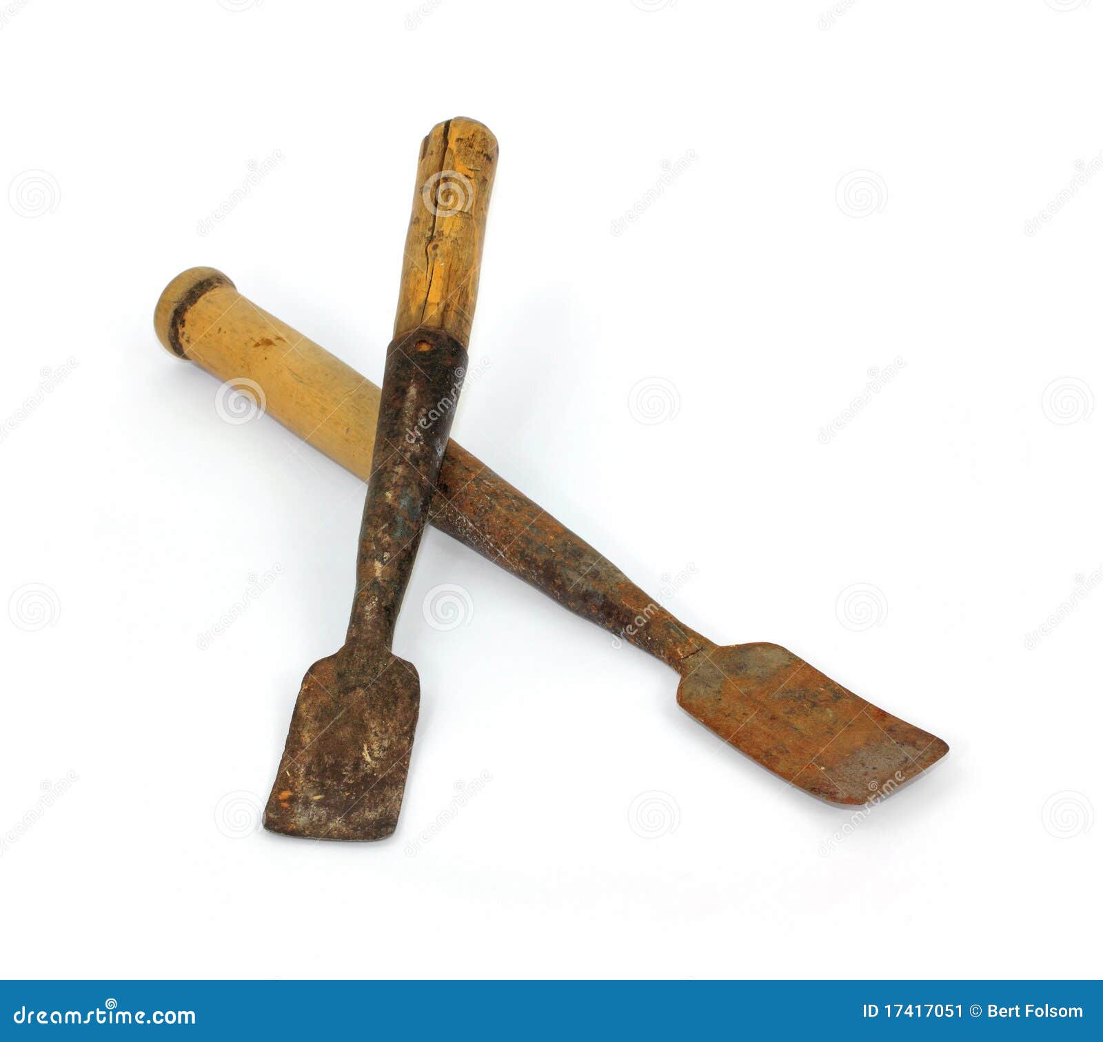 Two log peeling tools stock image. Image of vintage, debarking - 17417051