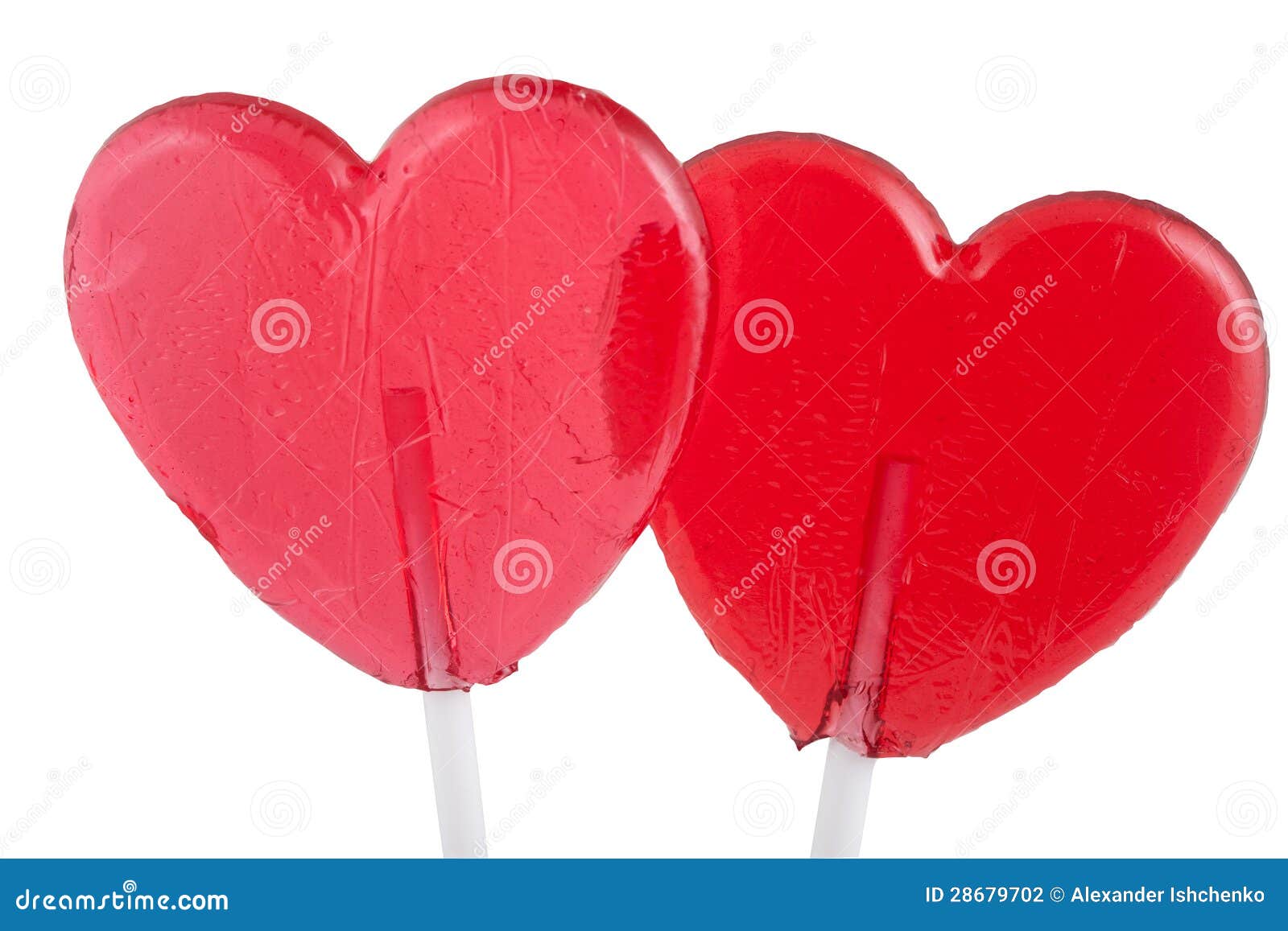 Two lollipops on white. stock photo. Image of abstract - 28679702