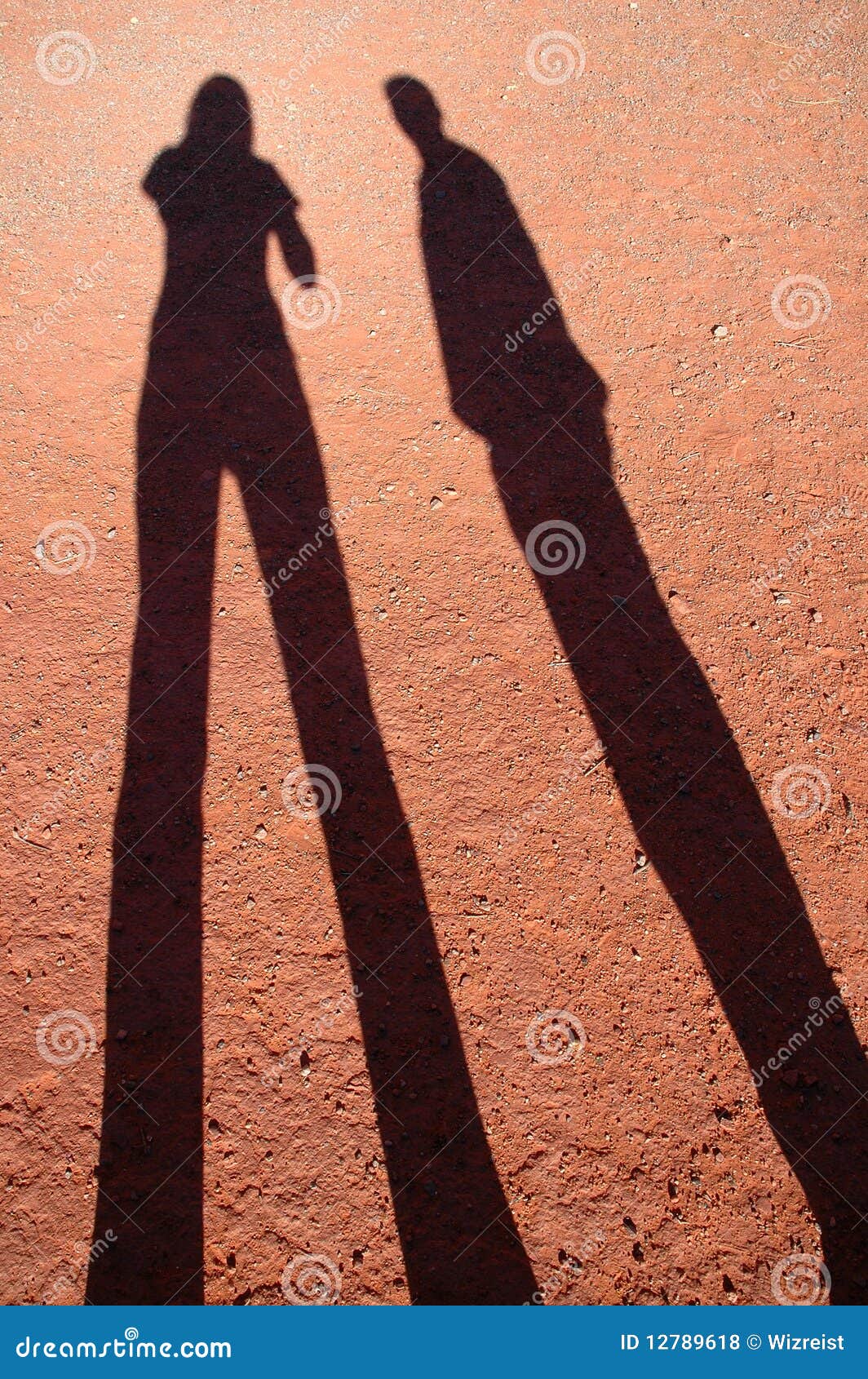 Two Long Shadows stock photo. Image of sand, long, abstract - 12789618