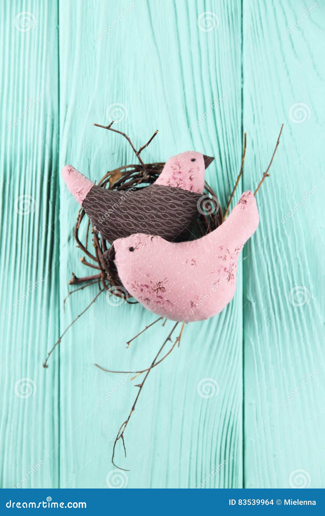 Two in Love Birds in the Nest Stock Photo - Image of romance, bird ...