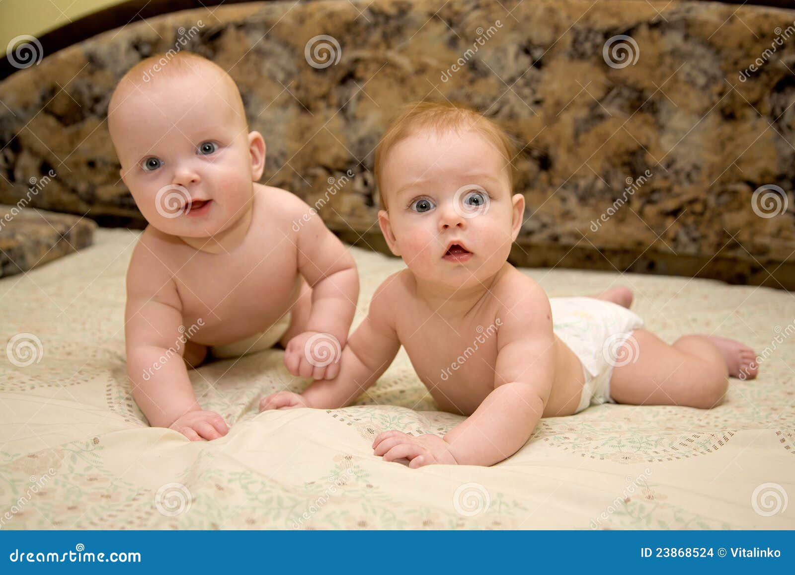 Two lovely baby stock photo. Image of family, little - 23868524