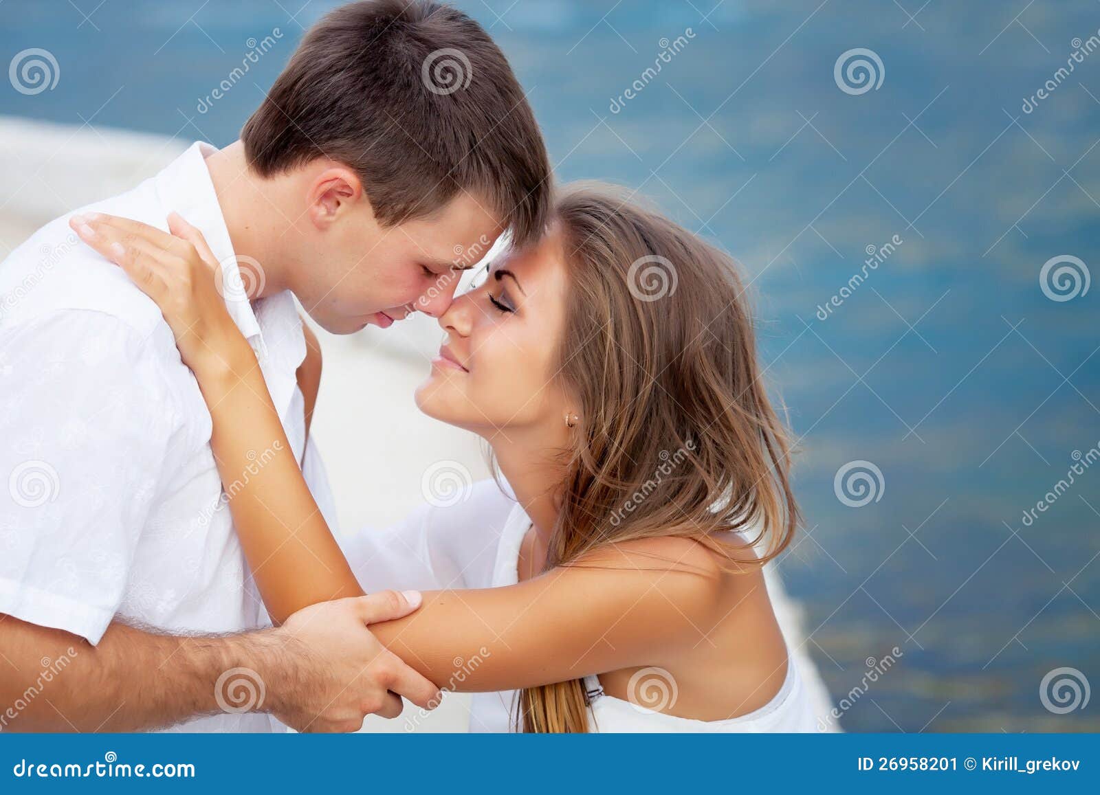 Two lovers stock image. Image of hands, concept, happy - 26958201