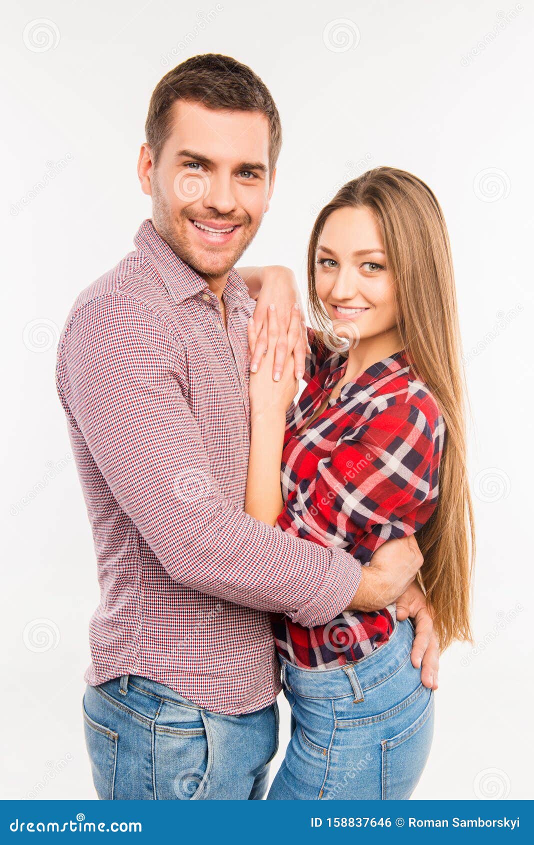 Two Lovers Hugging Each Other Stock Photo - Image of cuddle, romantic ...