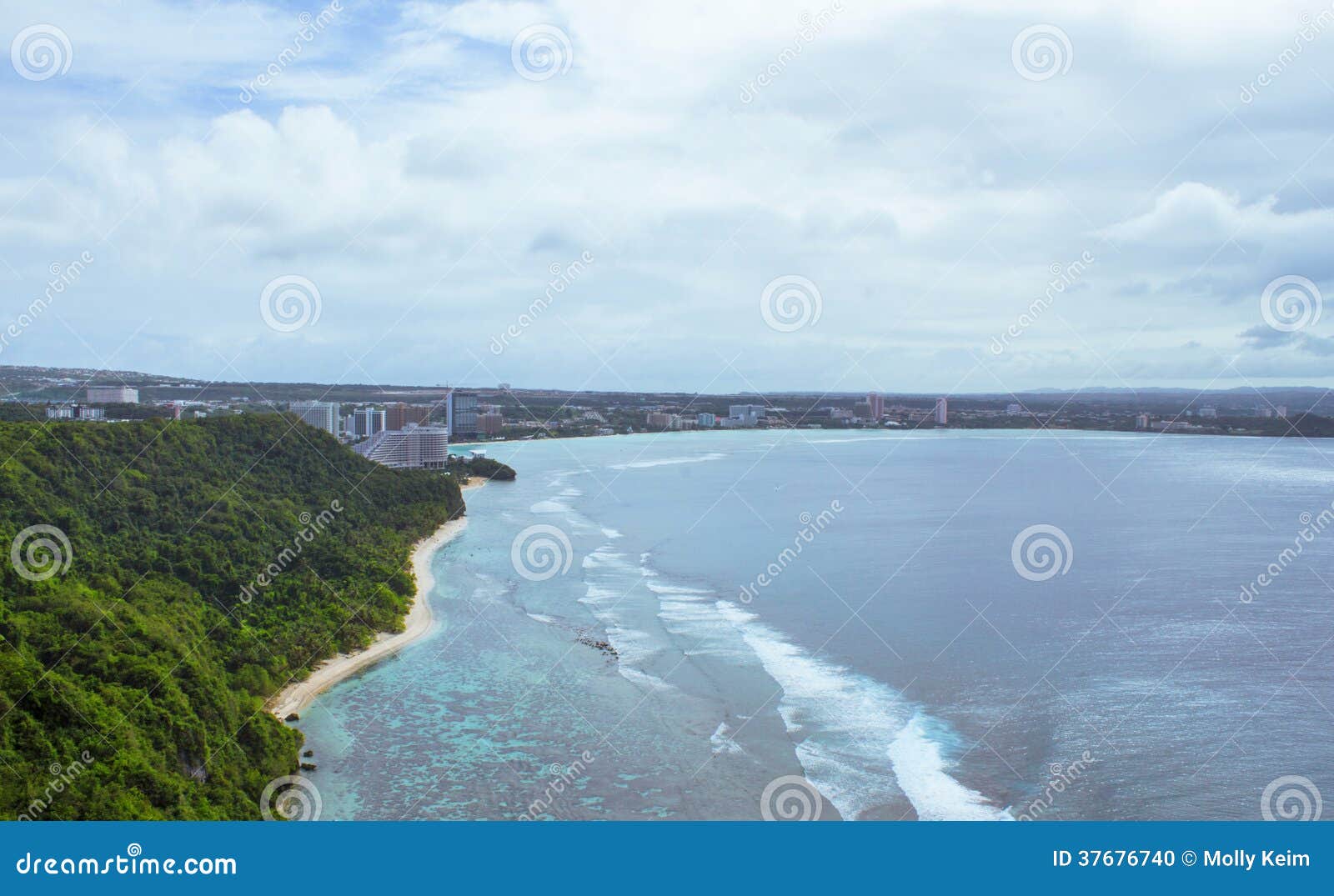 Two Lovers Point View of Resorts Stock Photo - Image of islands ...