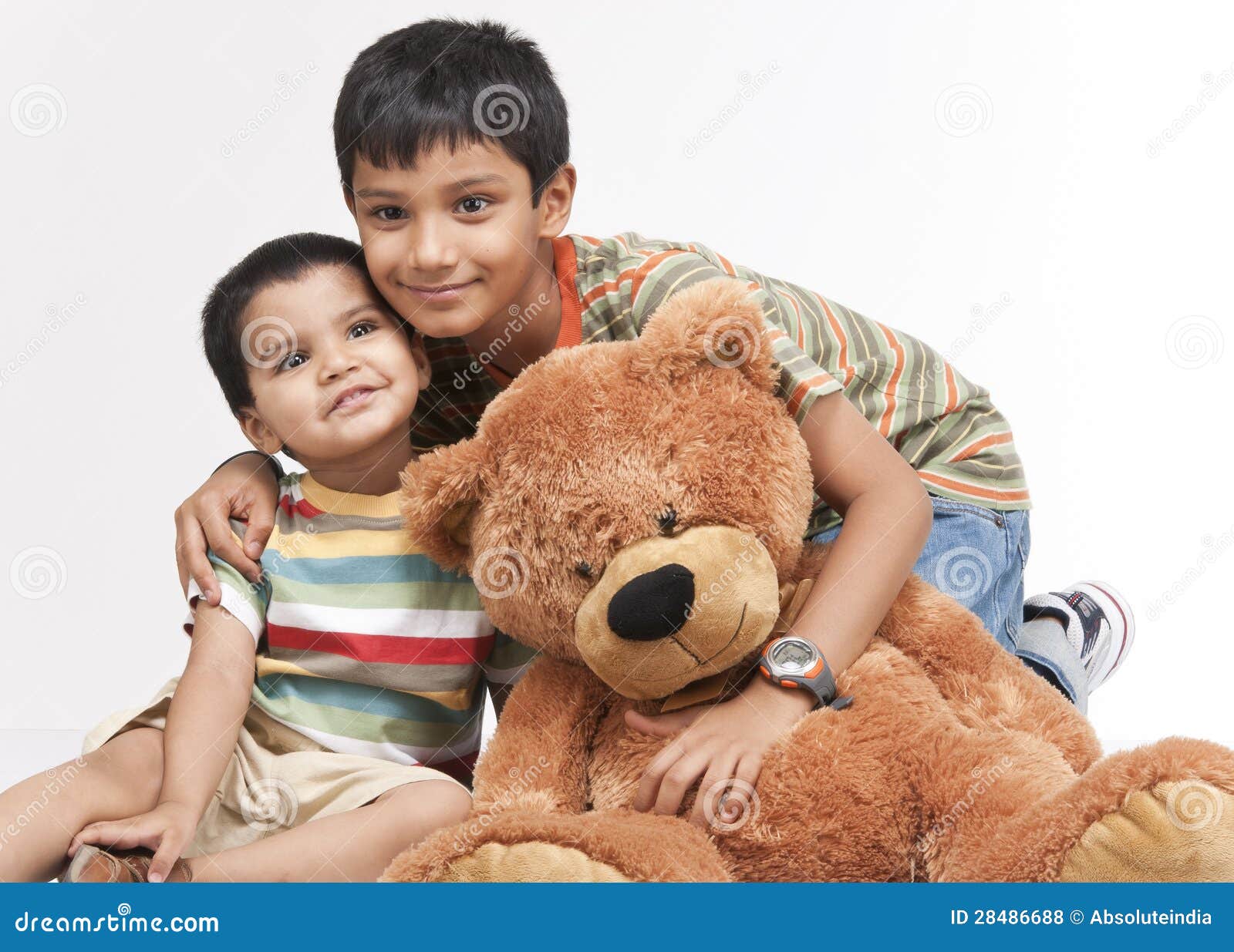 Two Loving Brothers in Indoors Stock Photo - Image of asian, brother ...