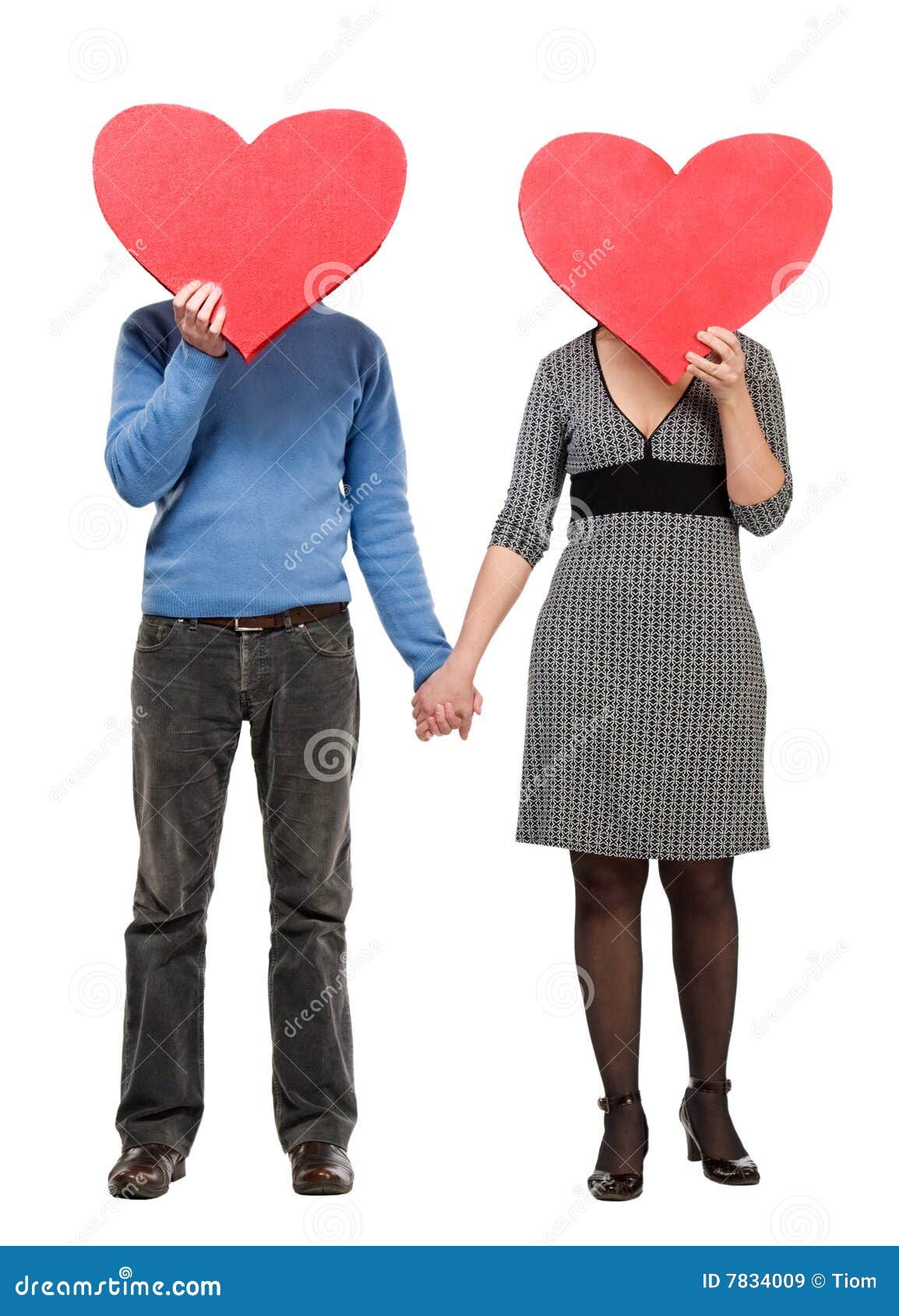 Two loving hearts stock image. Image of people, romance - 7834009