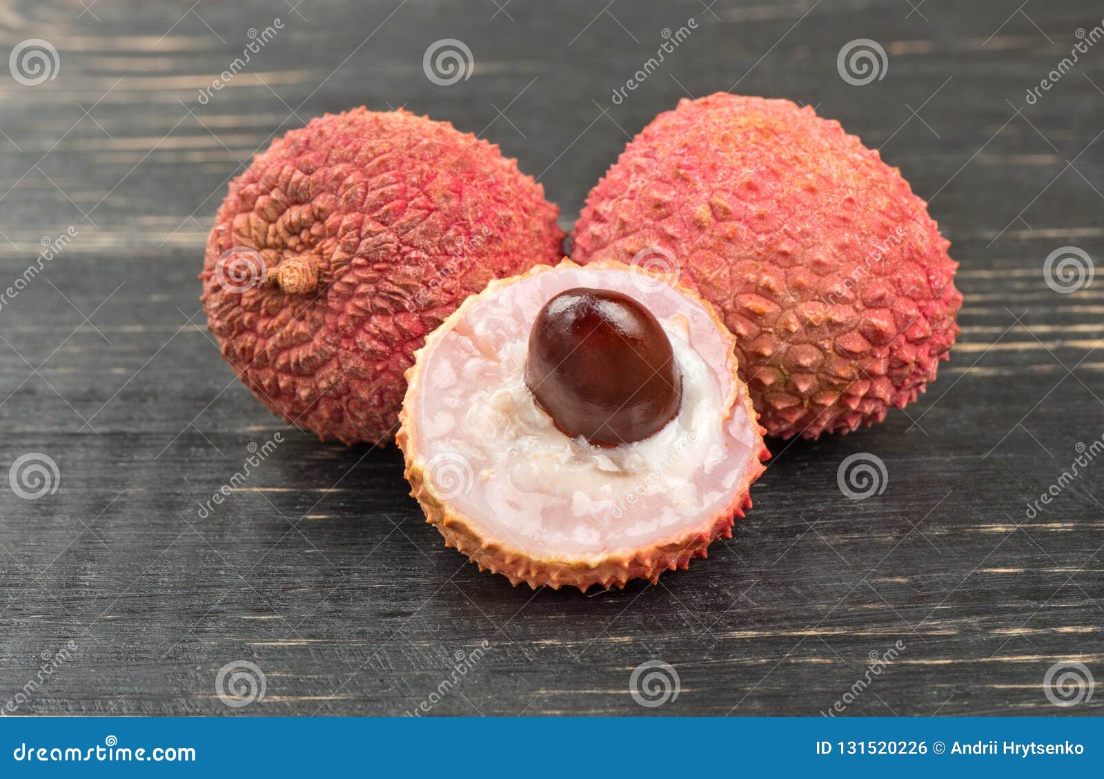 Two lychee fruit in-shell stock photo. Image of exotic - 131520226