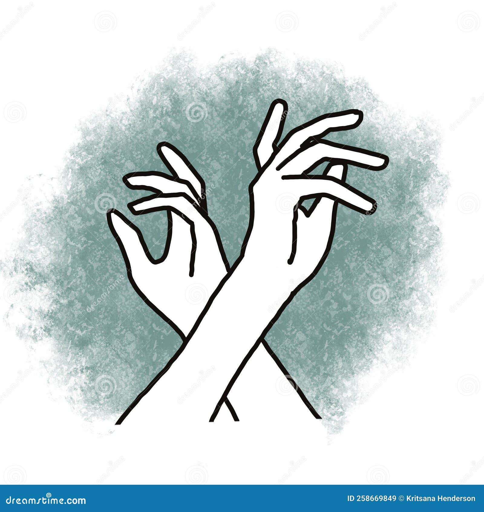 Magic Hands Vector Magician Or Illusionist Holding Magical Wand Or Glow ...