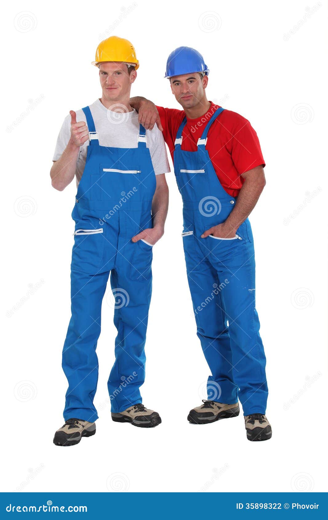 Two male builders stock photo. Image of roof, busy, caucasian - 35898322