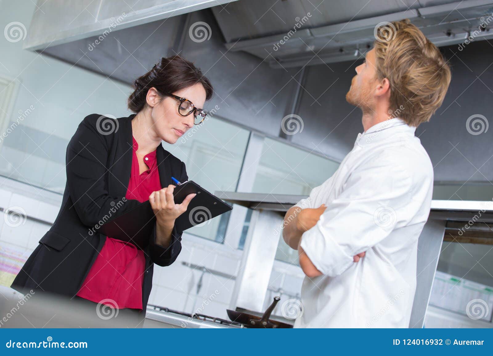 Two Male Chefs Working in Kitchen Stock Photo - Image of chefs, chef ...