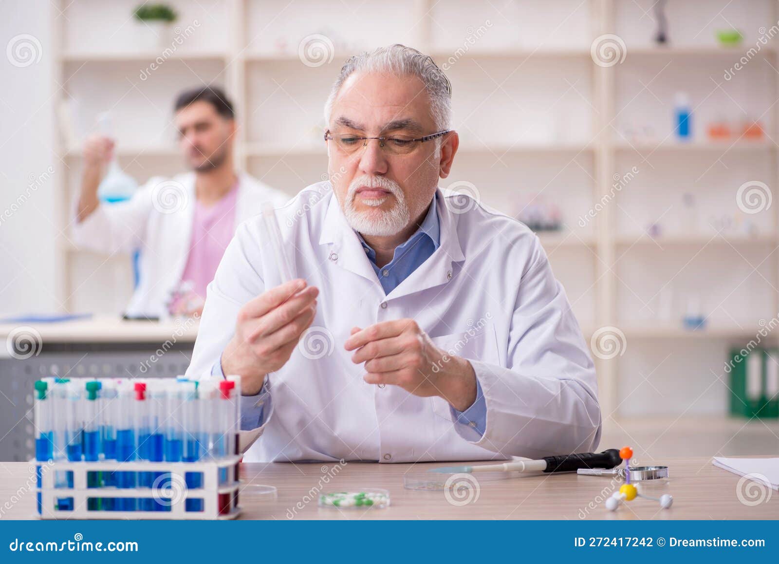 Two Male Chemists Working at the Lab Stock Photo - Image of discovery ...