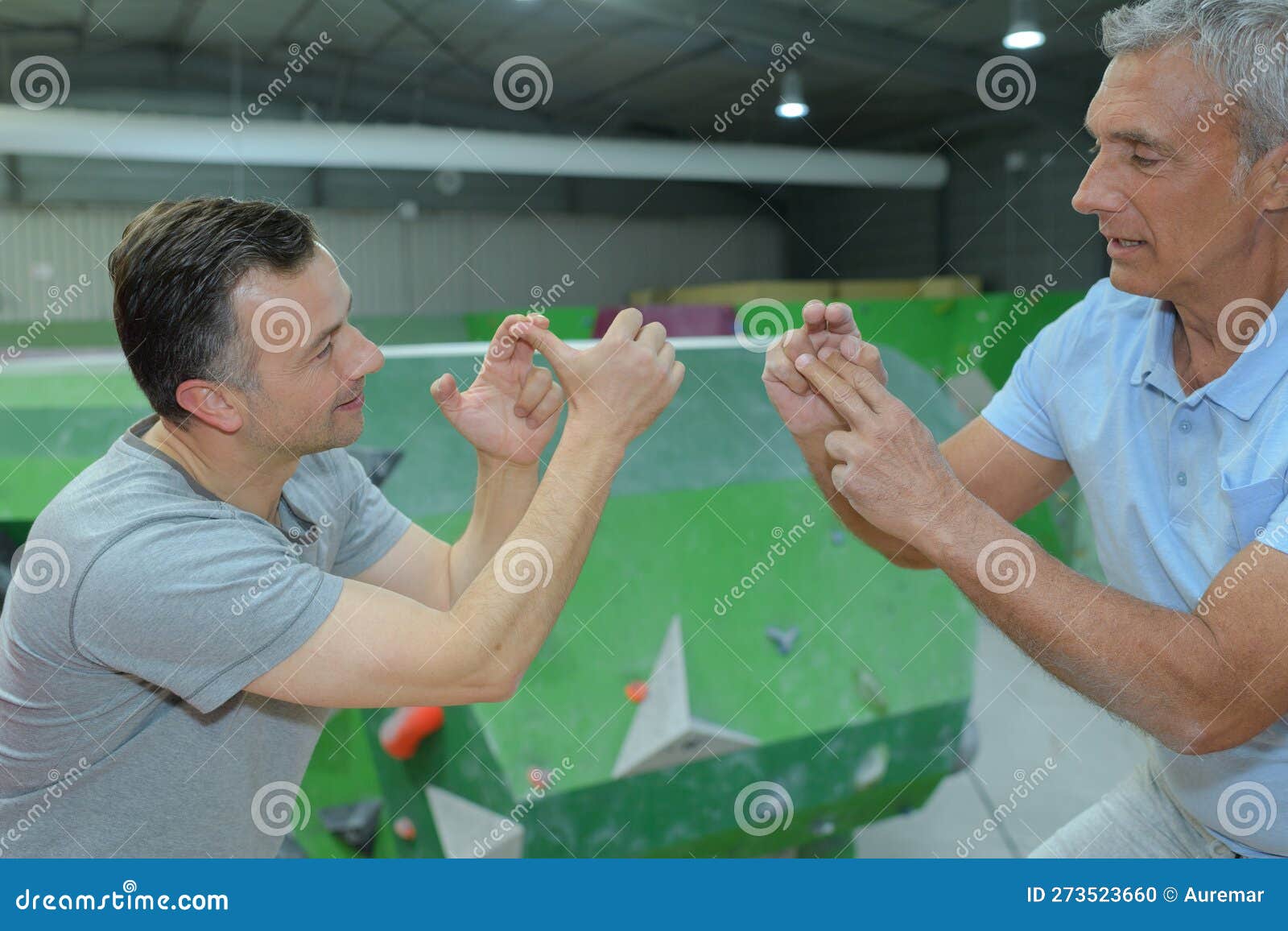 Two Male Friends Talking in Sign Language Stock Photo - Image of finger ...